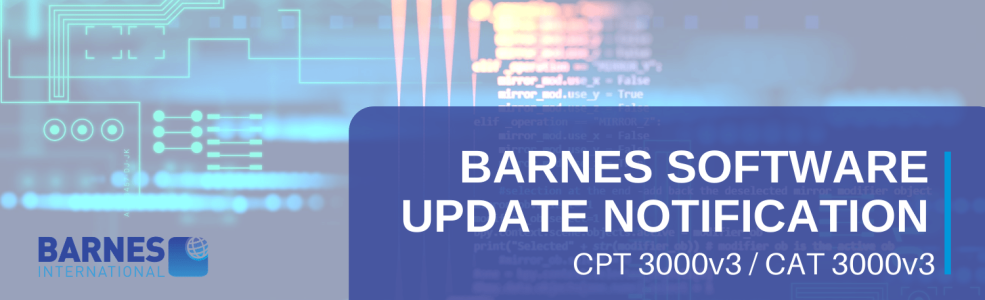 Barnes has released the new version 3.62 of its CPT/CAT PVT Tool